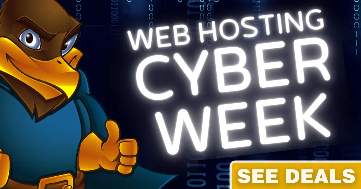 Cyber Week 2025 at Hawk Host - 70% Coupons Available NOW!